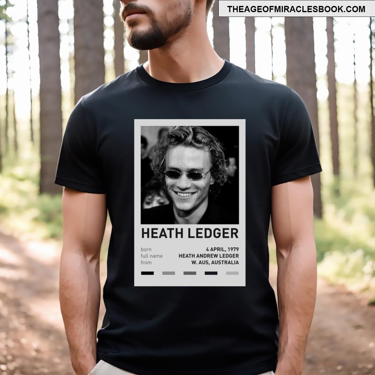 Heath Ledger Aesthetic Poster T-shirt