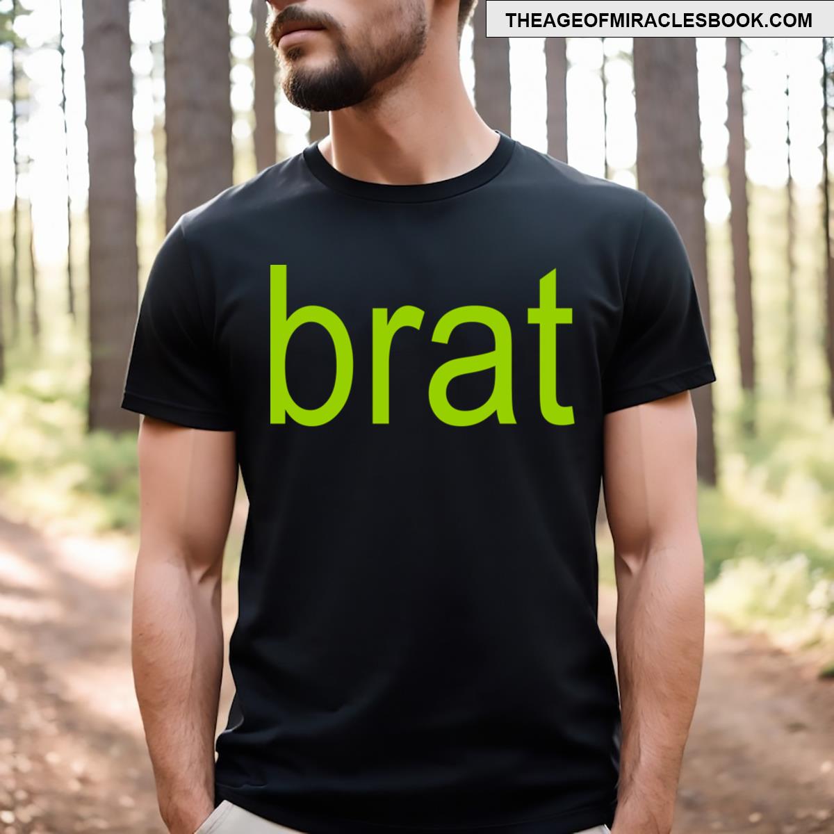 Charli Xcx Brat Album Cover Inspired T-shirt