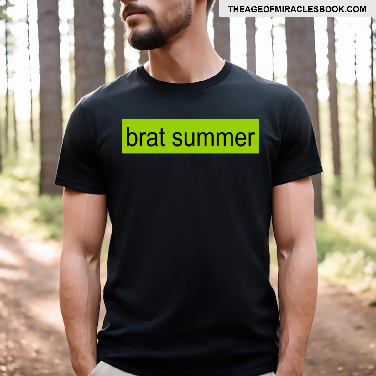 Charli Xcx Brat Summer Album Cover Banner T-shirt