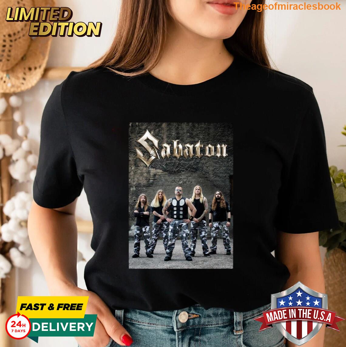 Sabaton Official Merchandise All Available T-shirt