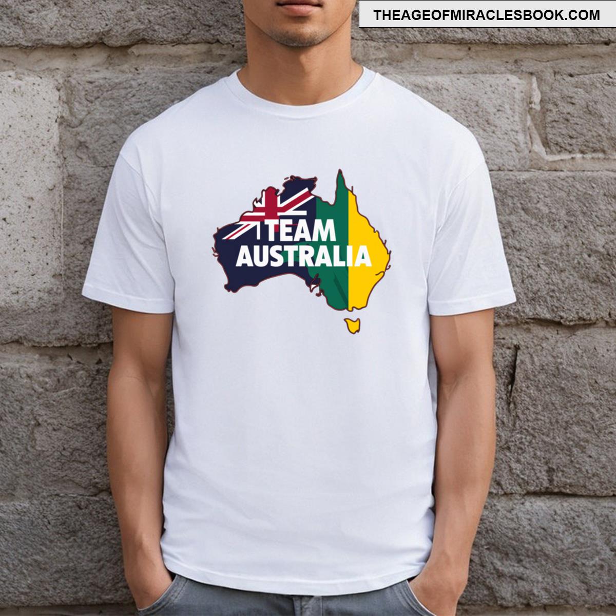 Team Australia Map T-shirt