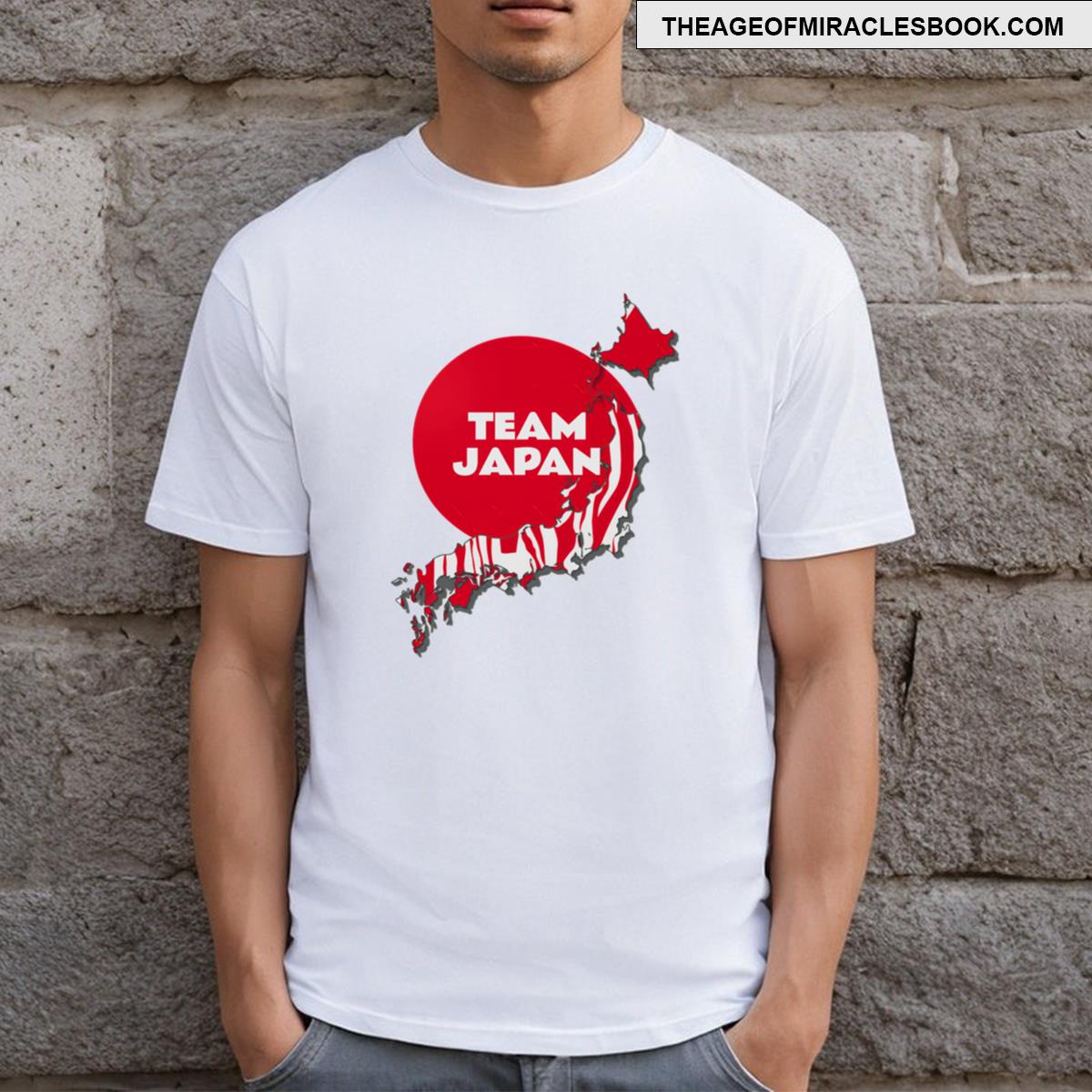 Team Japan Map T-shirt
