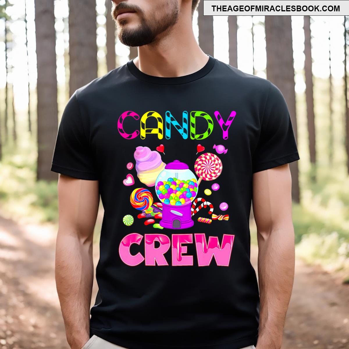 Candy Land Candy Crew Decorations Sweetie Candy Squad T-shirt