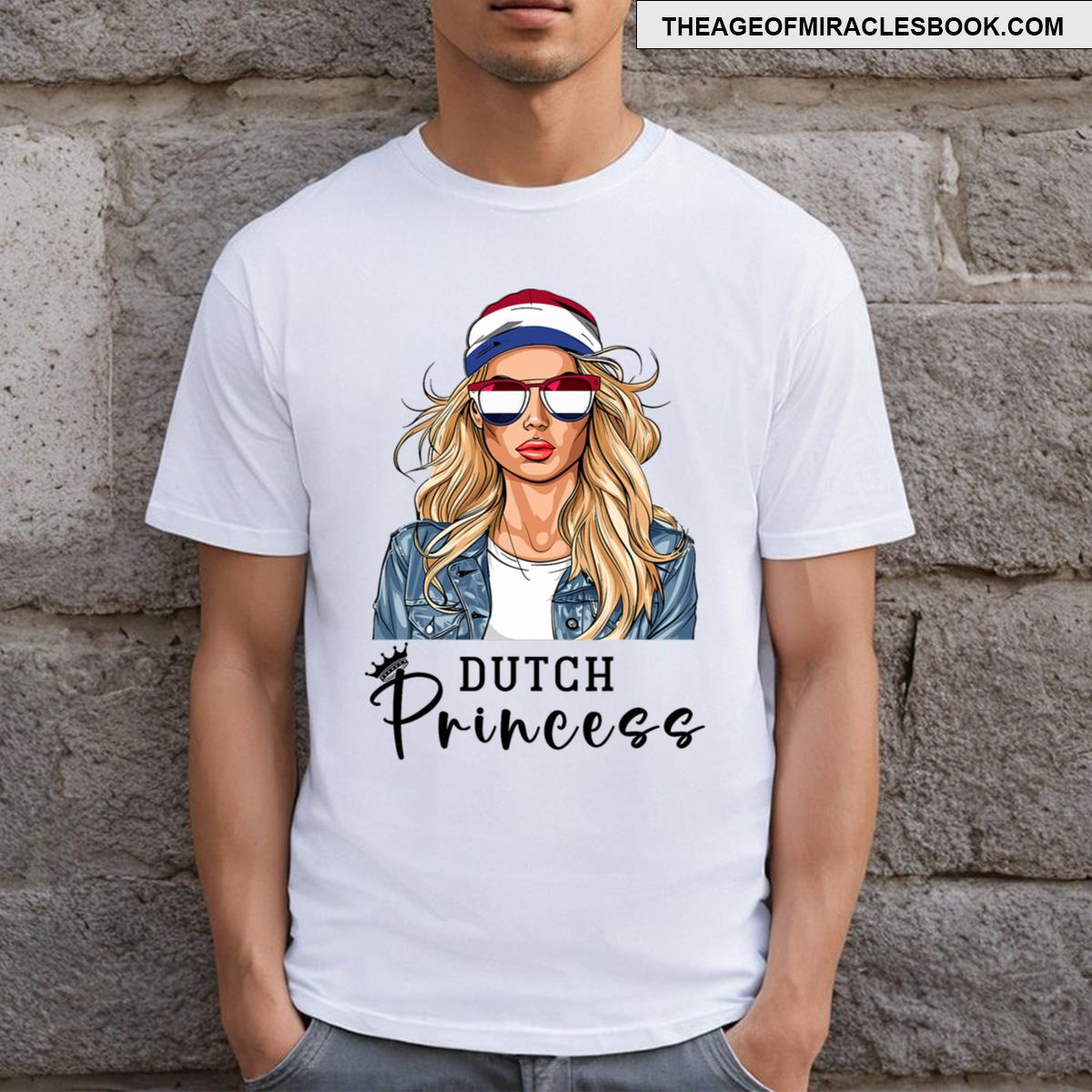Dutch Flag Souvenirs Woman Princess Products Netherlands T-shirt