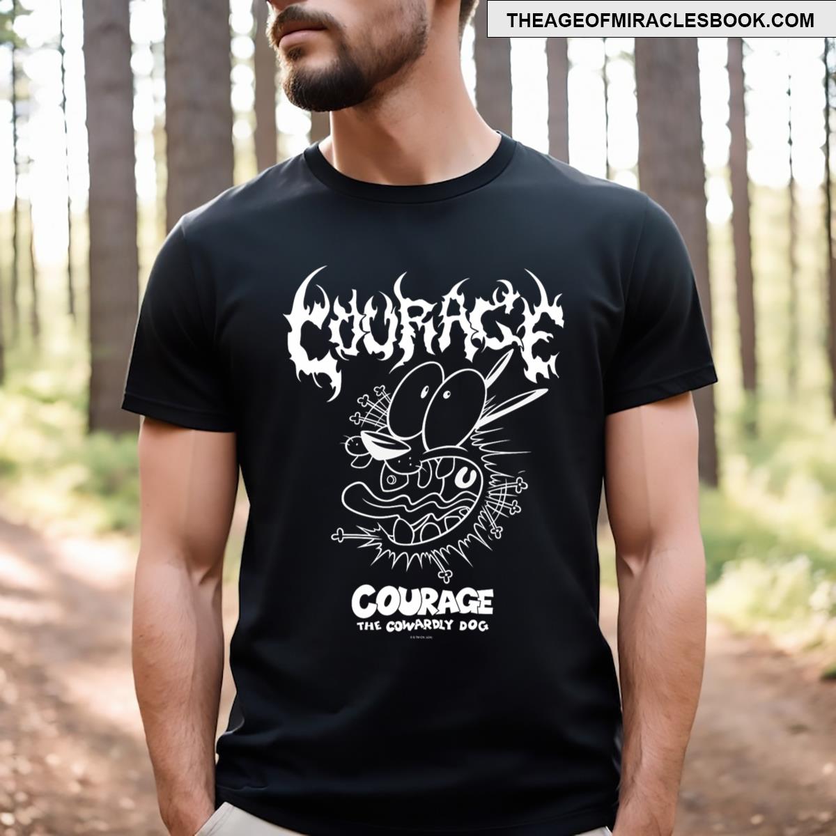 Ripple Junction X Courage The Cowardly Dog Extreme Metal T-shirt