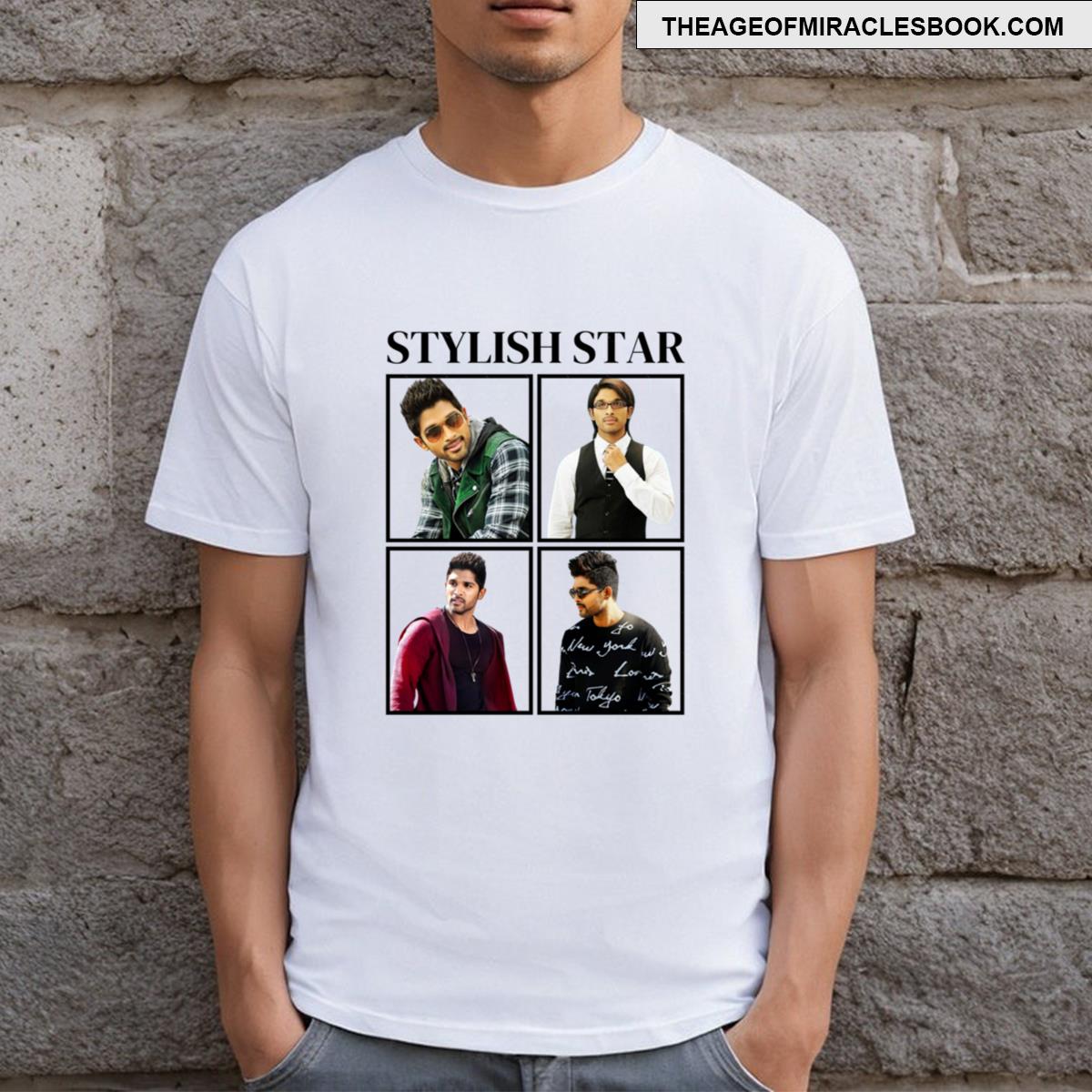 Stylish Star Allu Arjun Telugu Actor Hero T-shirt