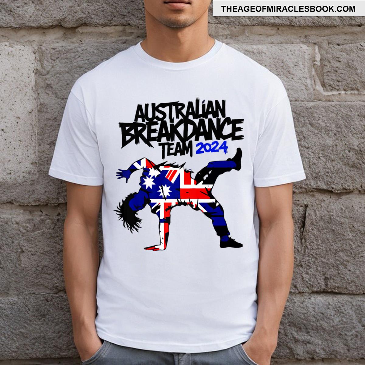 Australian Breakdance Team 2024 Funny Breakdancing Meme 24 T-shirt
