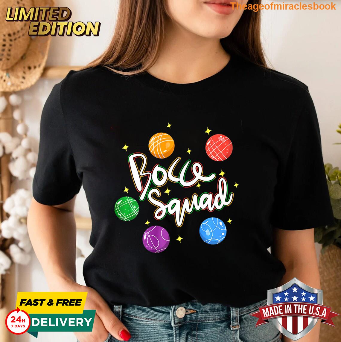 Bocce Ball Bocce Squad Italian Game Team Bocce Ball Crew T-shirt