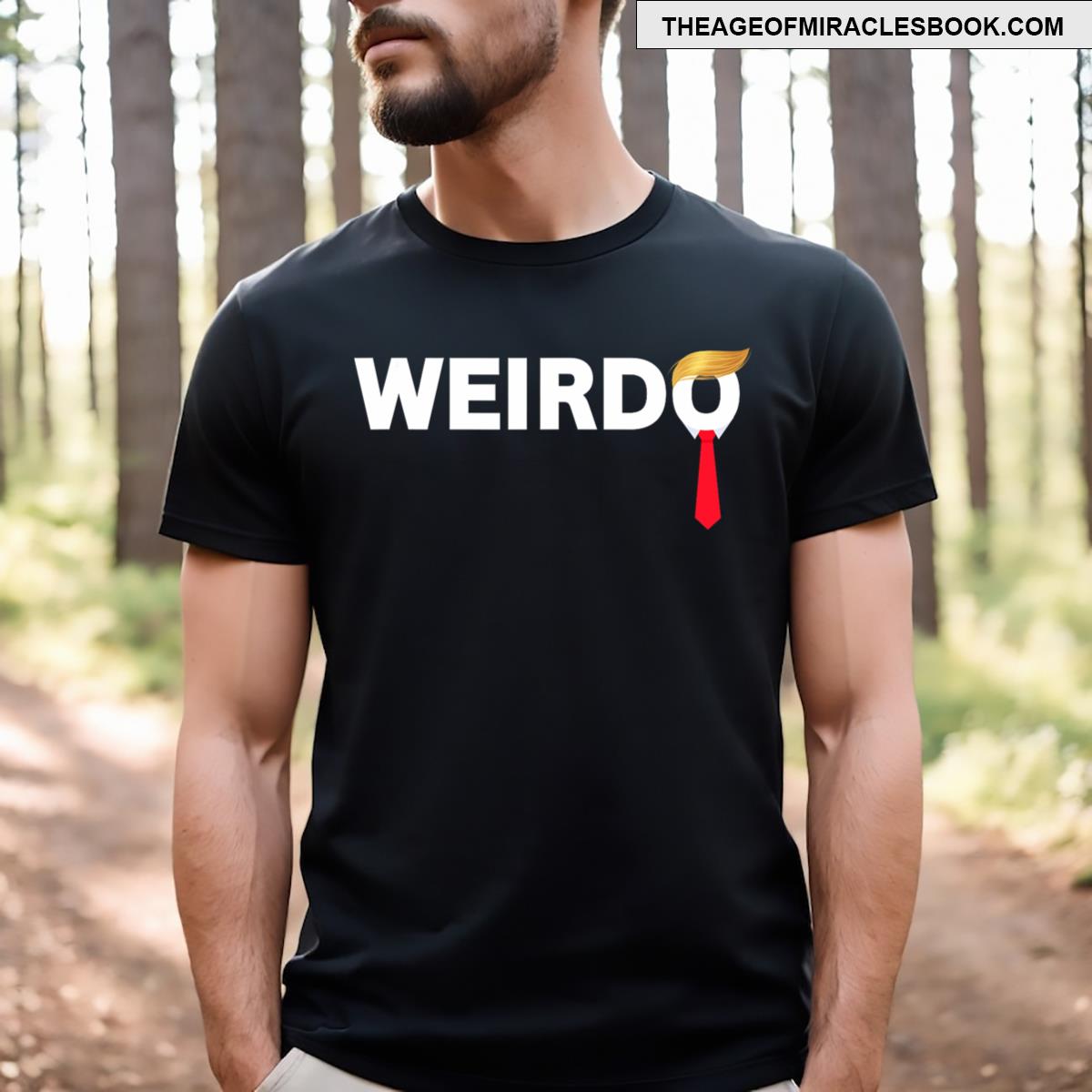 Weirdo Donald Trump Weird Old Man Funny Anti Trump Costume T-shirt