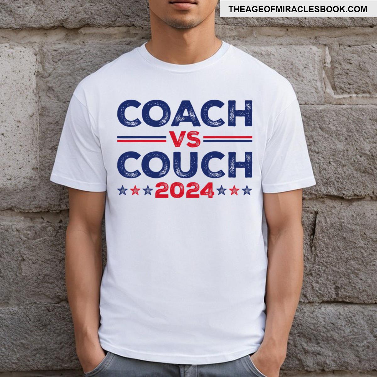 Funny Tim Walz Waltz Vs Jd Vance 2024 Coach Vs Couch T-shirt