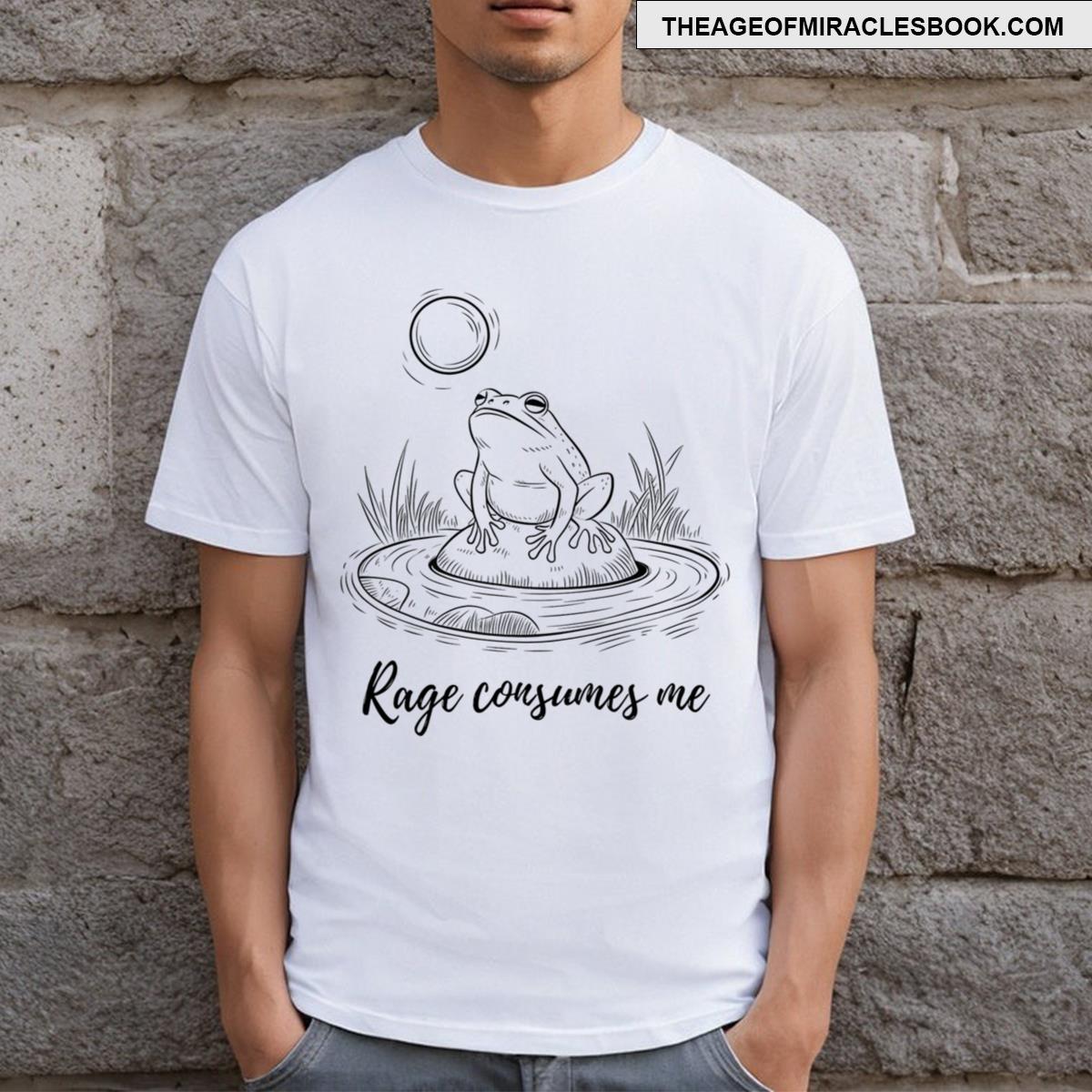 Rage Consumes Me Frog T-shirt