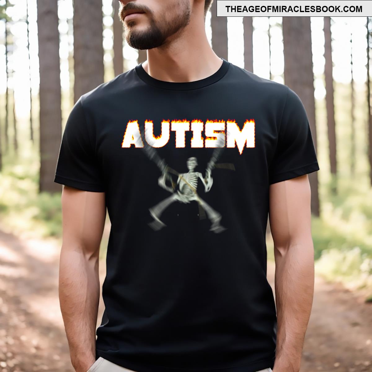 Autism Skeleton Meme T-shirt