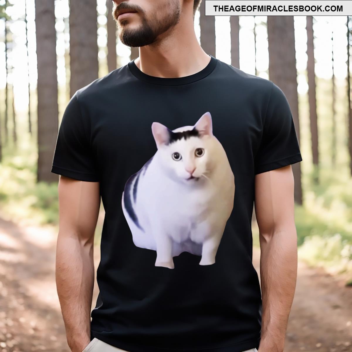 Huh Cat Chonky Ben Meme T-shirt