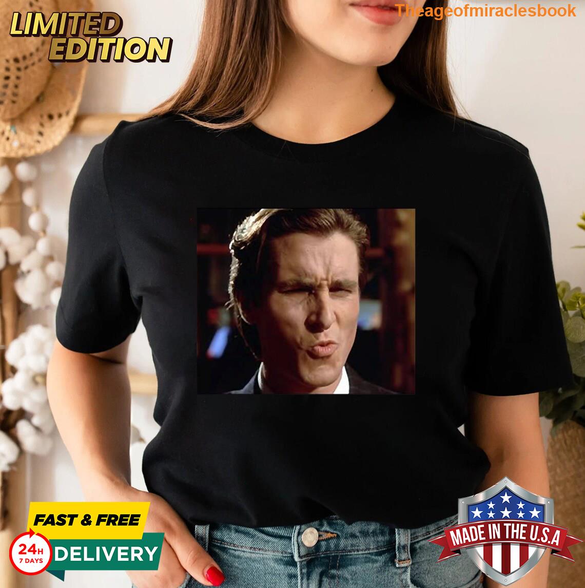 Patrick Bateman Oof Nice Meme American Psycho Essential T-shirt