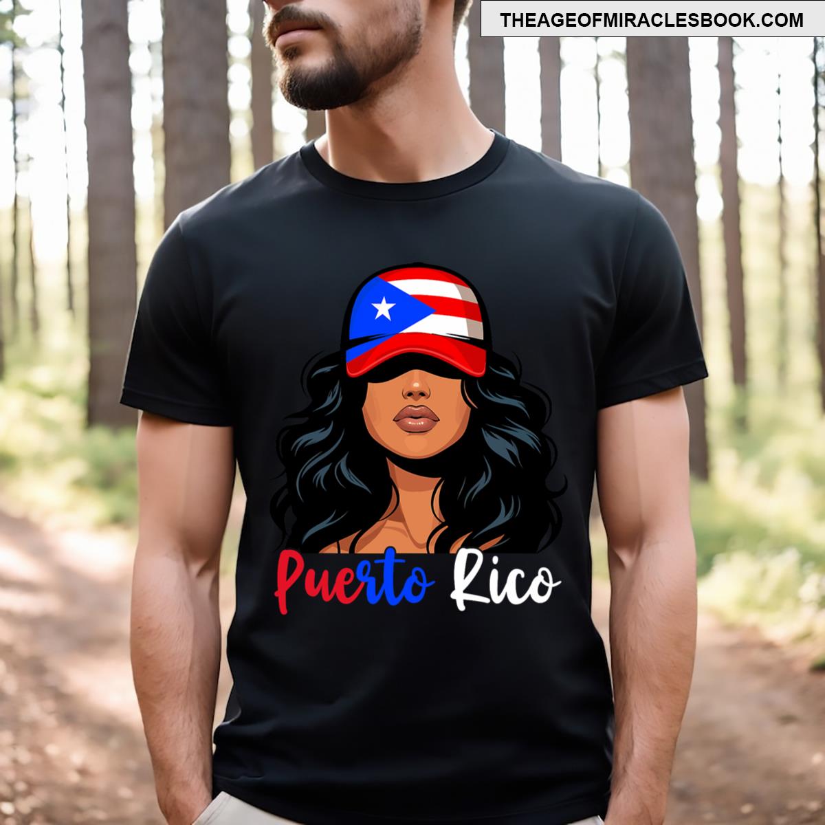 Puerto Rican Girl Puerto Rico Flag Proud Boricua T-shirt