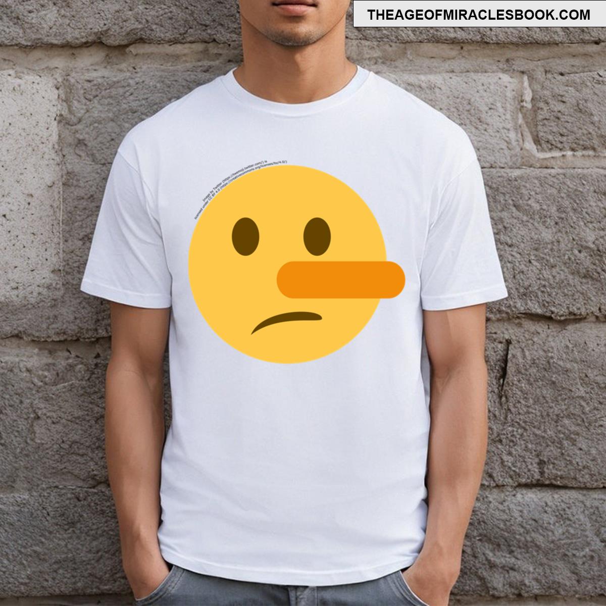 Lying Face Emoji T-shirt