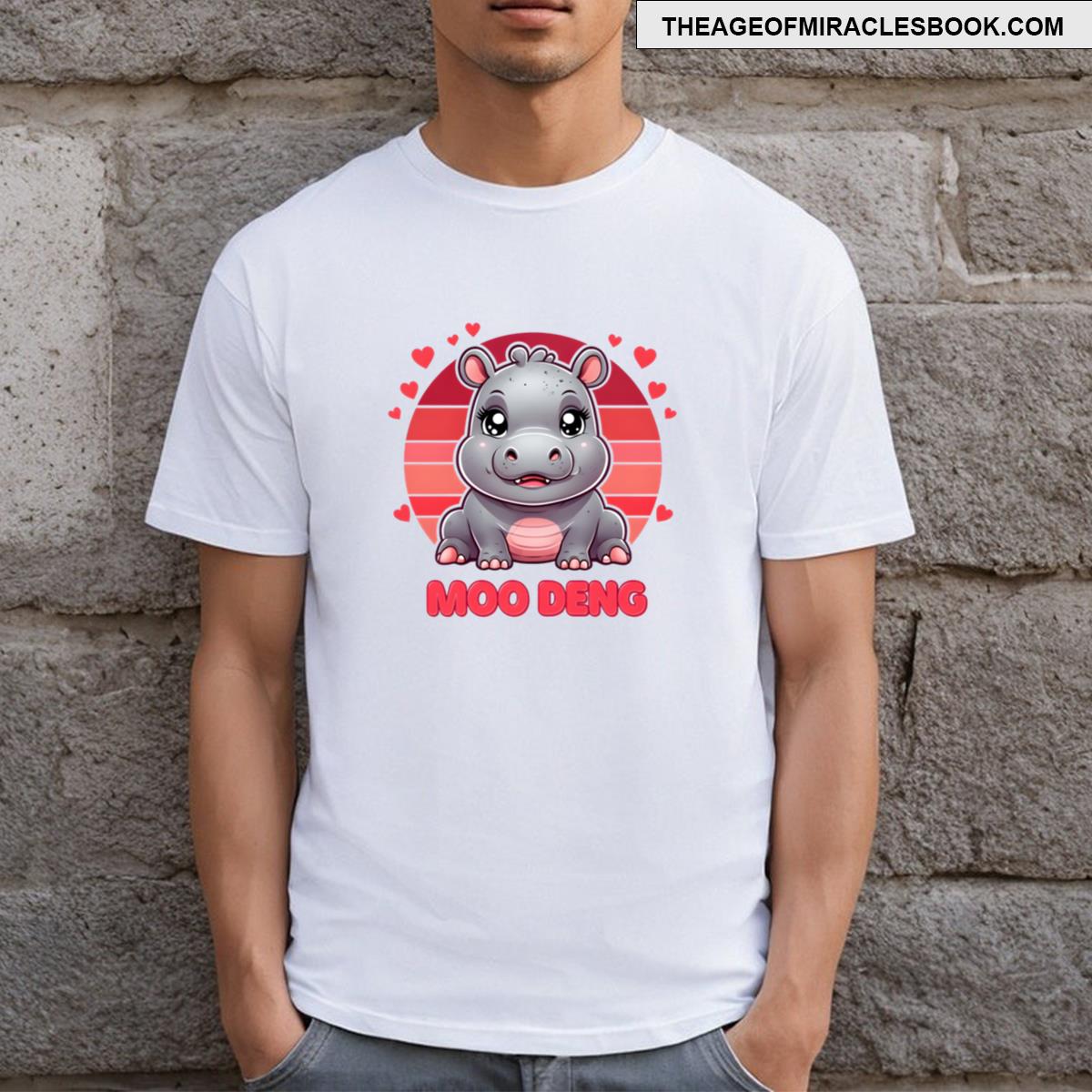 Moo Deng Hippo Essential T-shirt