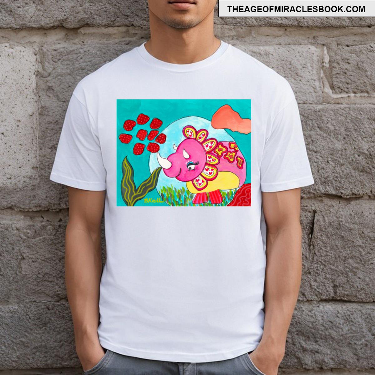 Tricia The Triceratops Bold Abstract Dinosaur Art Print Dinomonsters ...