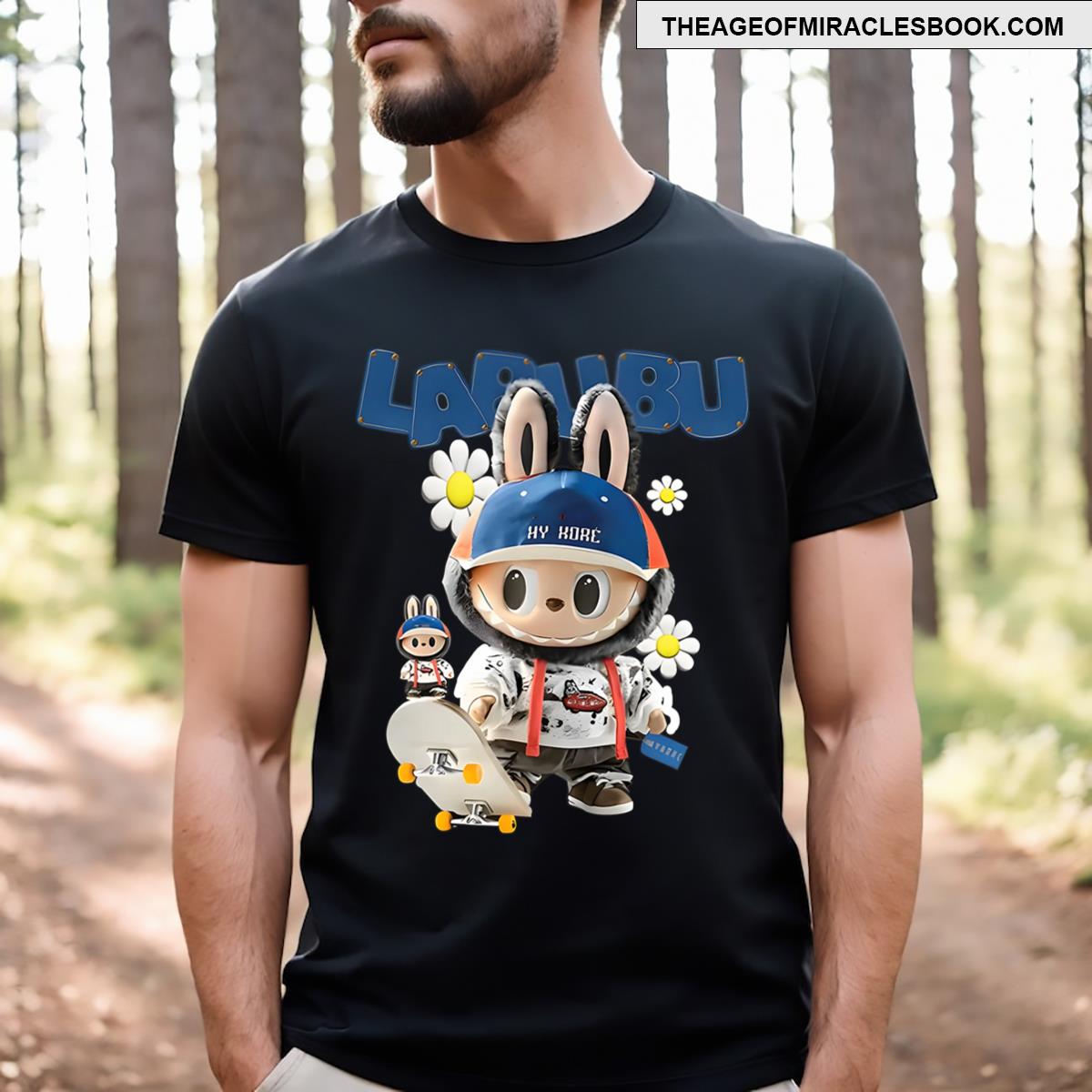 Funny Labubu Lover Cute Labubu Party Men Boy T-shirt