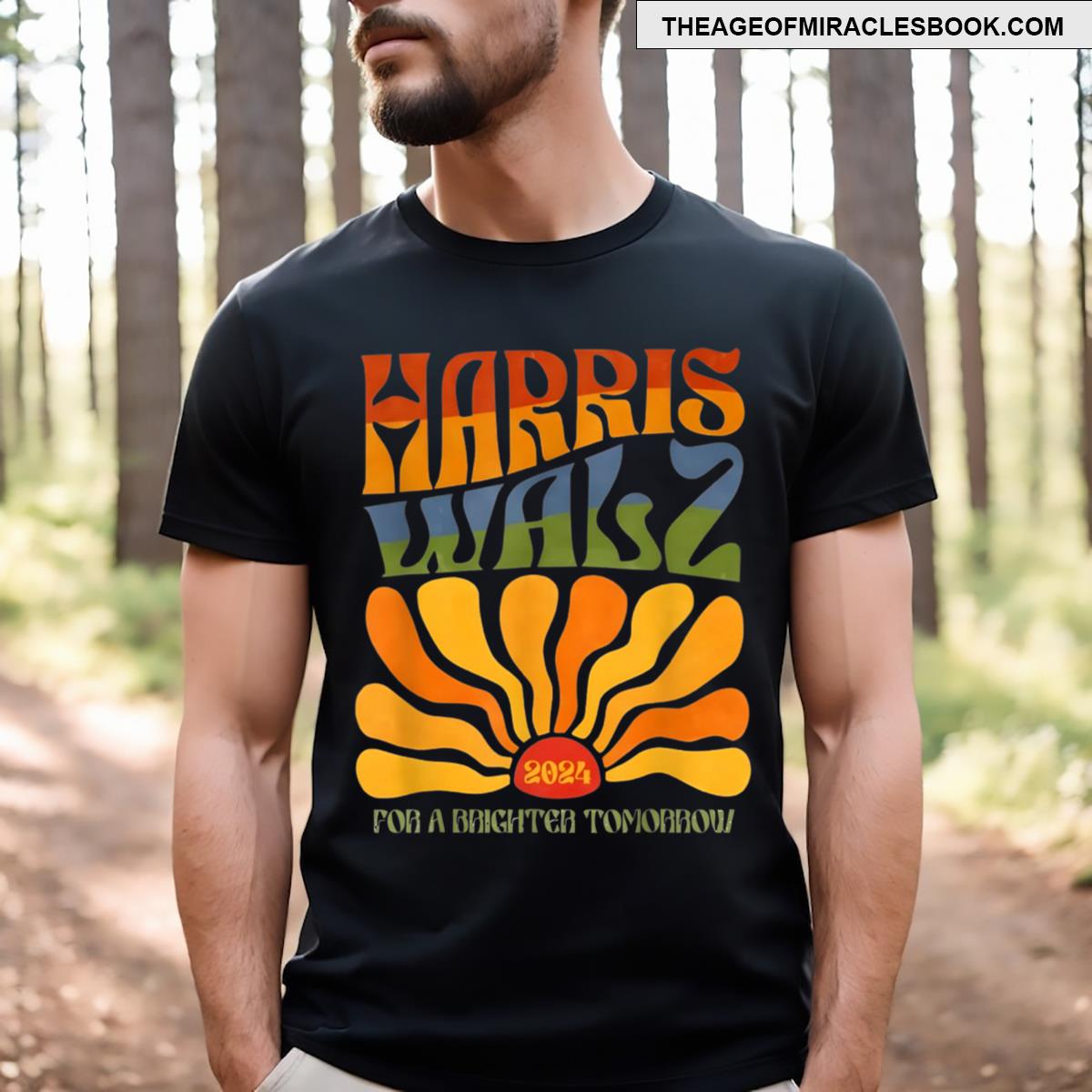 Harris Waltz For A Brighter Tomorrow Boho Aesthetic T-shirt