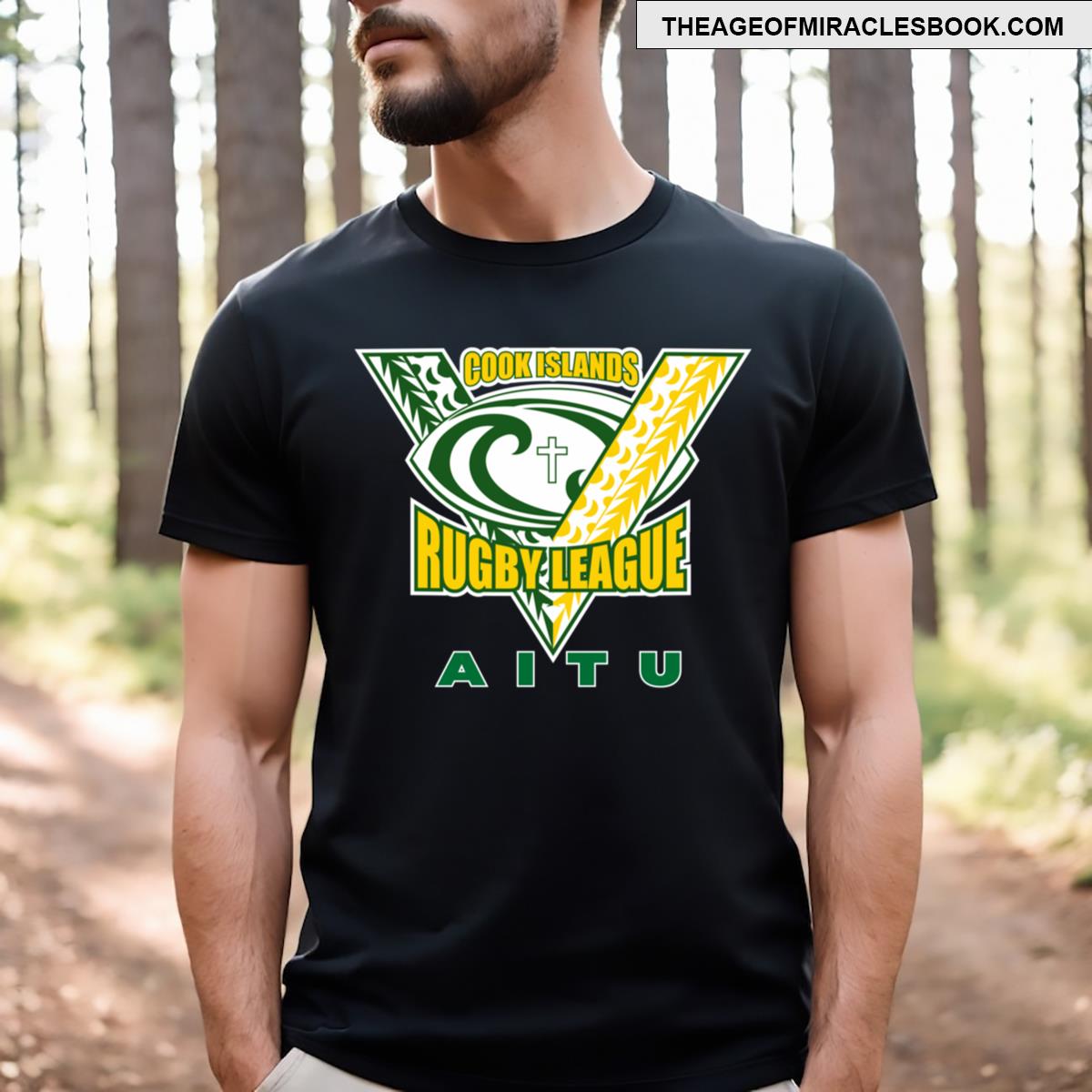 Nrl Cook Islands Rugby Aitu T-shirt