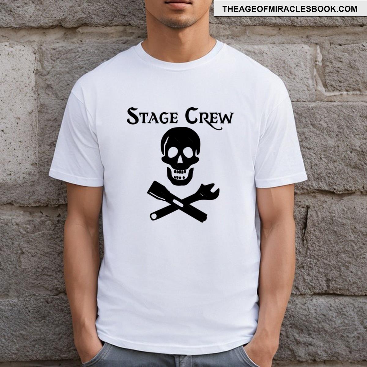 Funny Pirate Stage Hand Gift Stage Crew Jolly Roger T-shirt