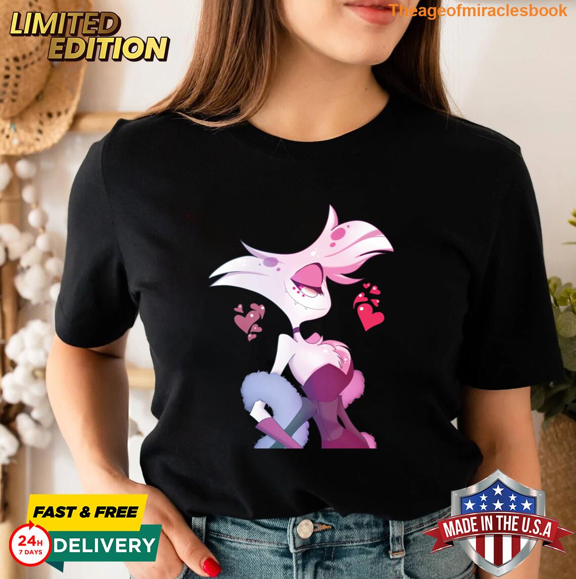 Hazbin Hotel Angel Dust T-shirt