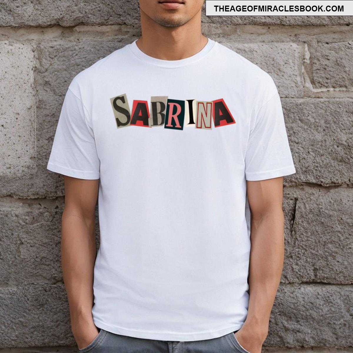 Sabrina Magazine Name T-shirt