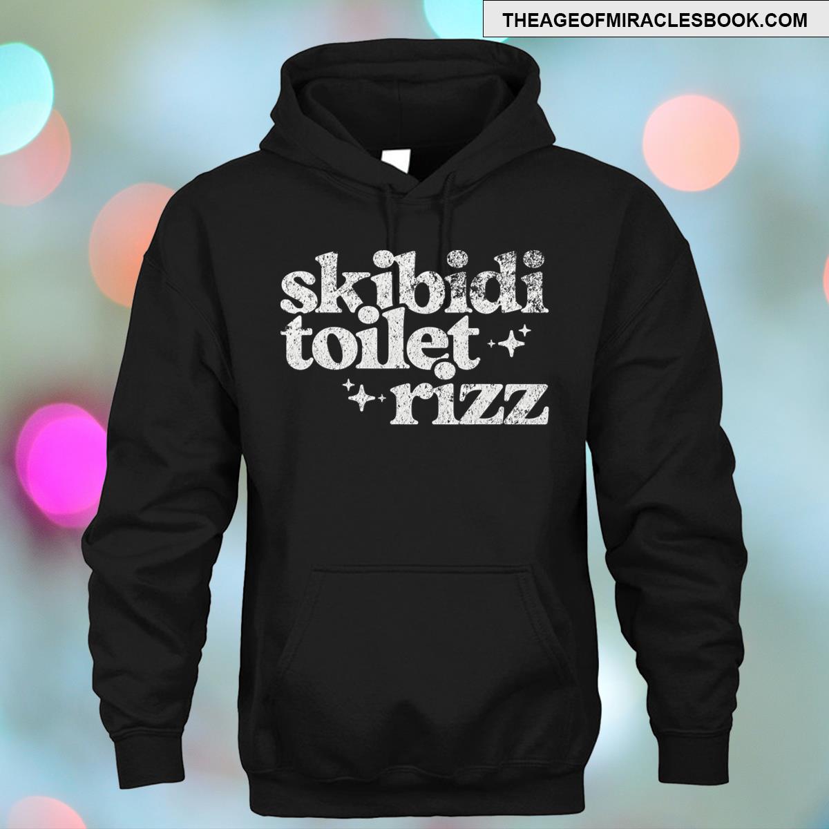 Skibidi Toilet Rizz Funny Meme T-shirt