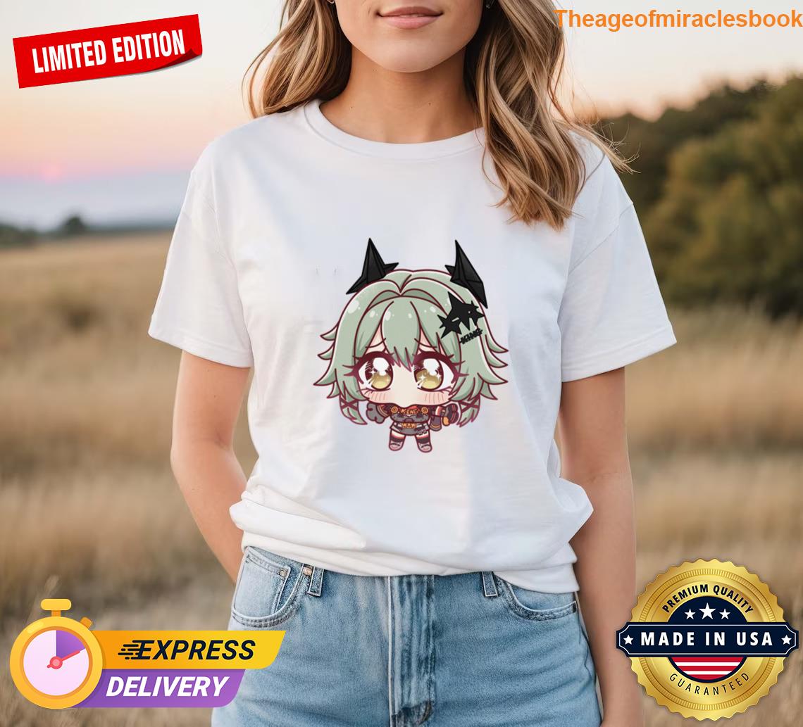 Caesar King Zenless Zone Zero Zzz Fanmade Meme Chibi By Noremori T-shirt