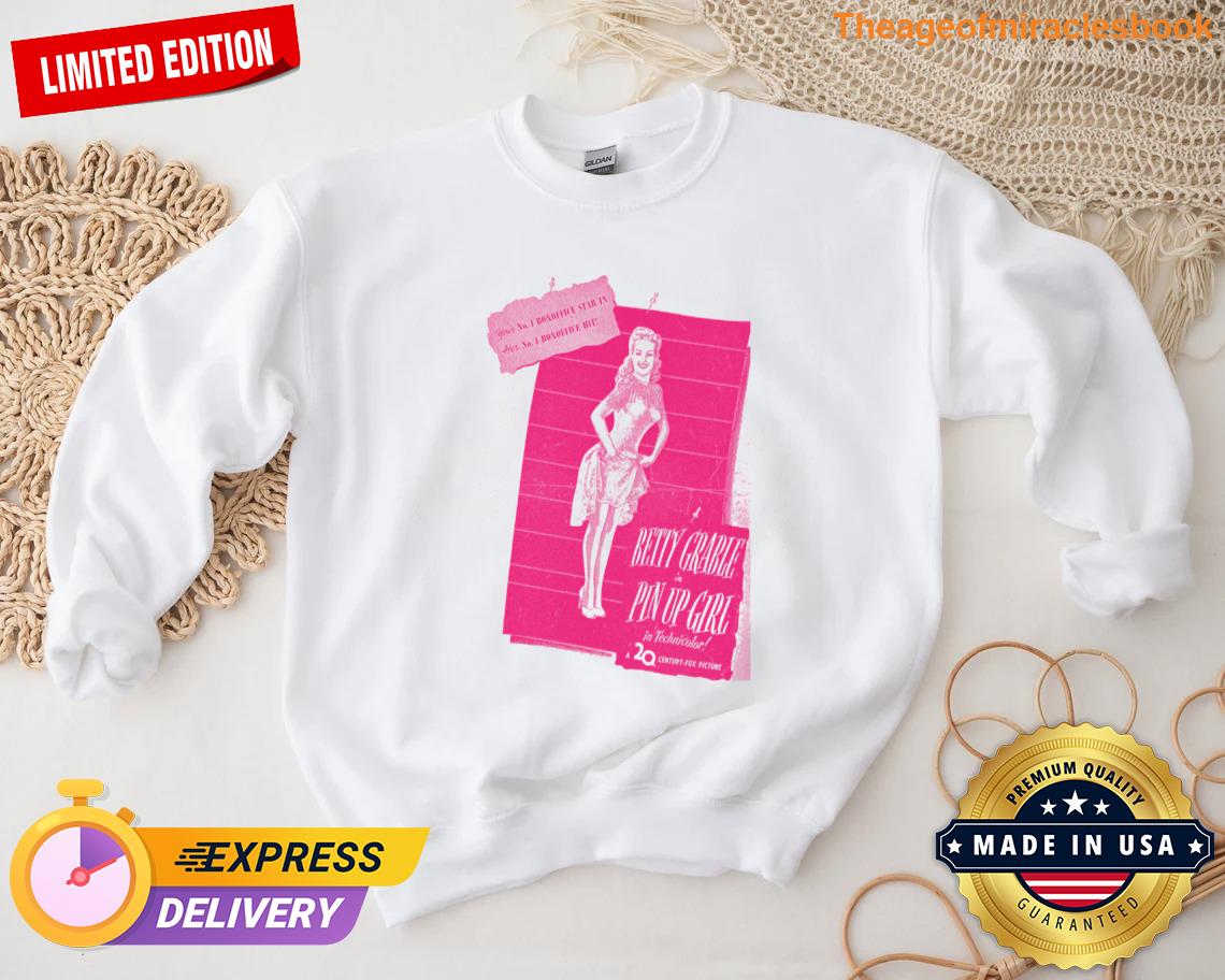 Betty Grable In Pin Up Girl Retro Movie Poster Essential T-shirt