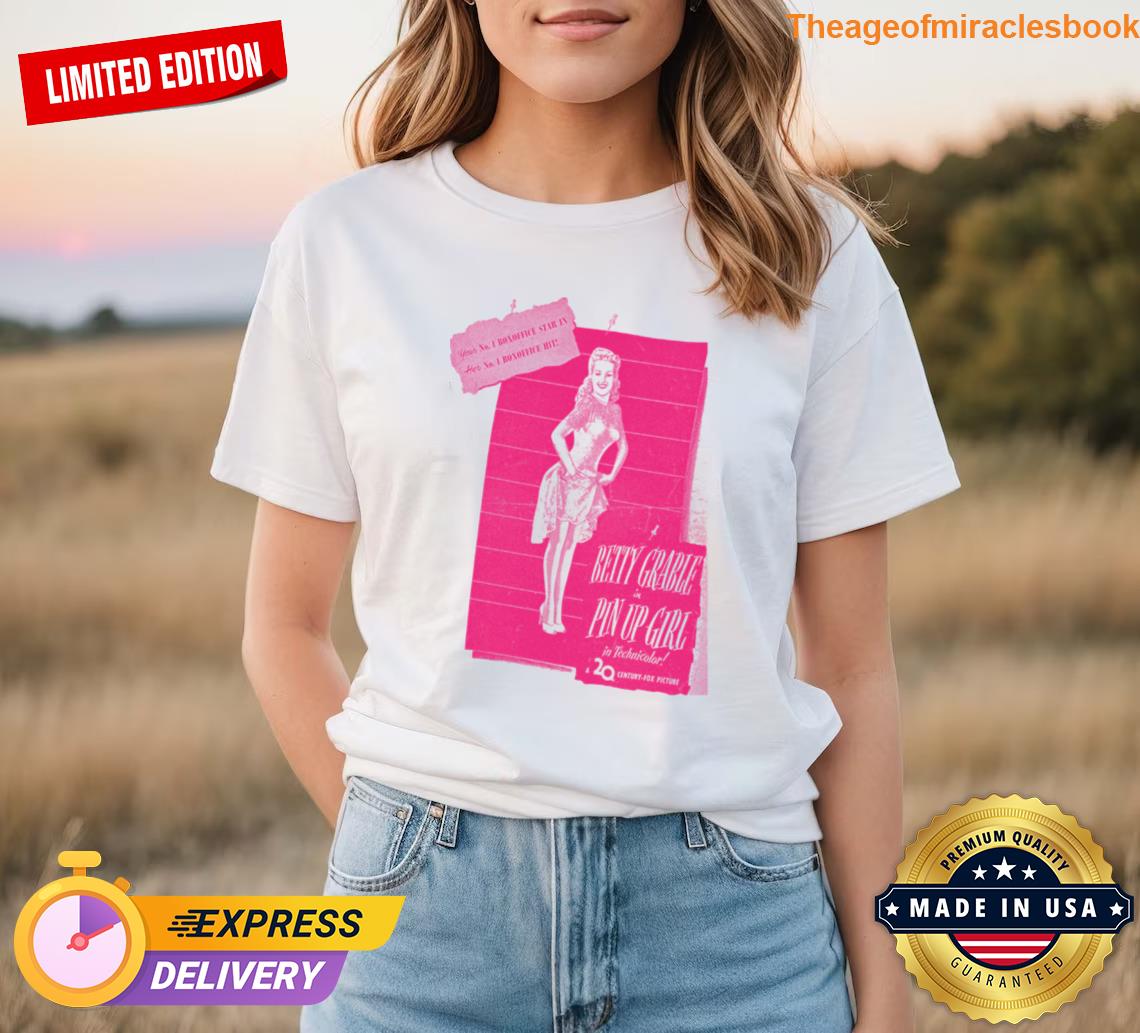 Betty Grable In Pin Up Girl Retro Movie Poster Essential T-shirt