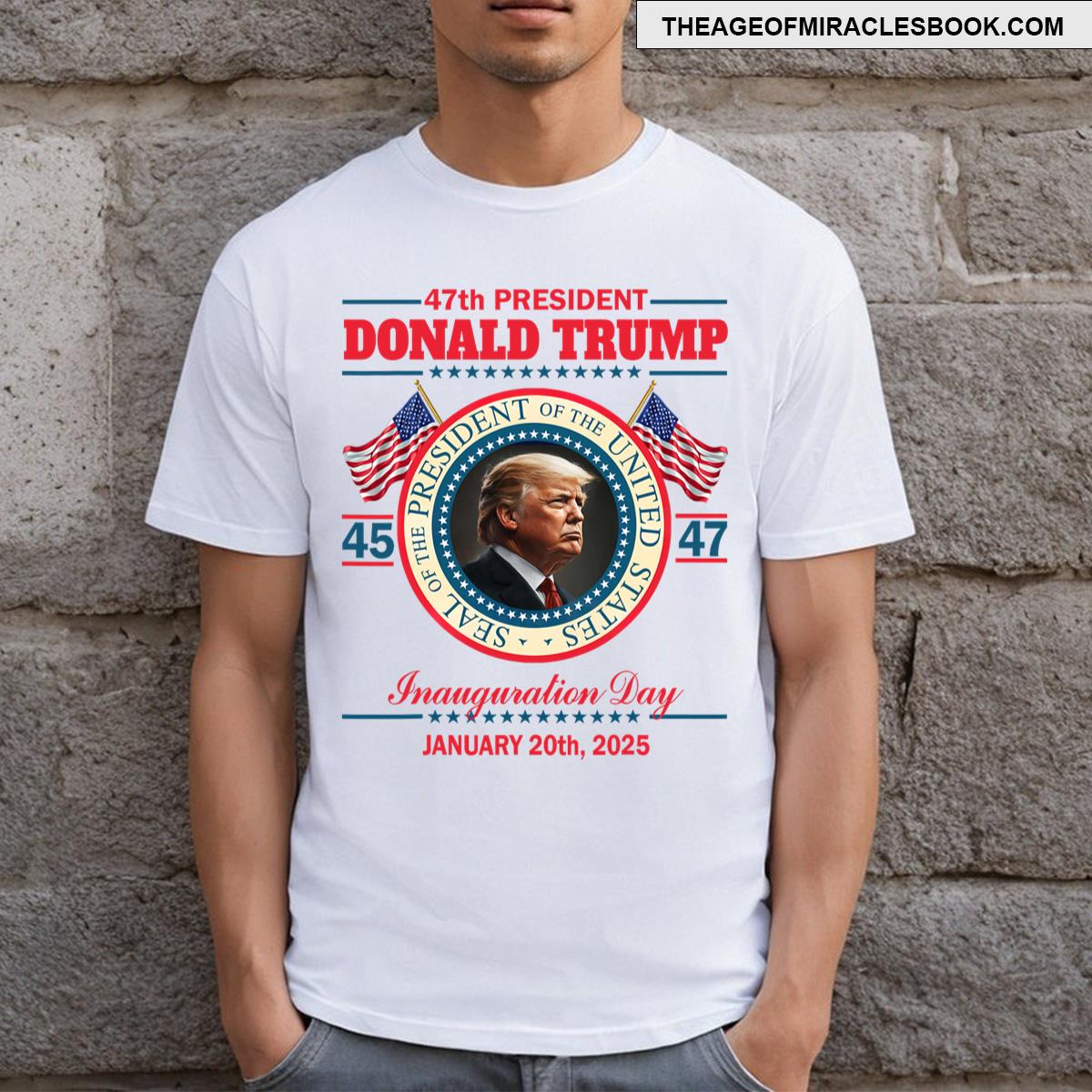 President Donald Trump Inauguration Day 2025 Memorabilia T-shirt