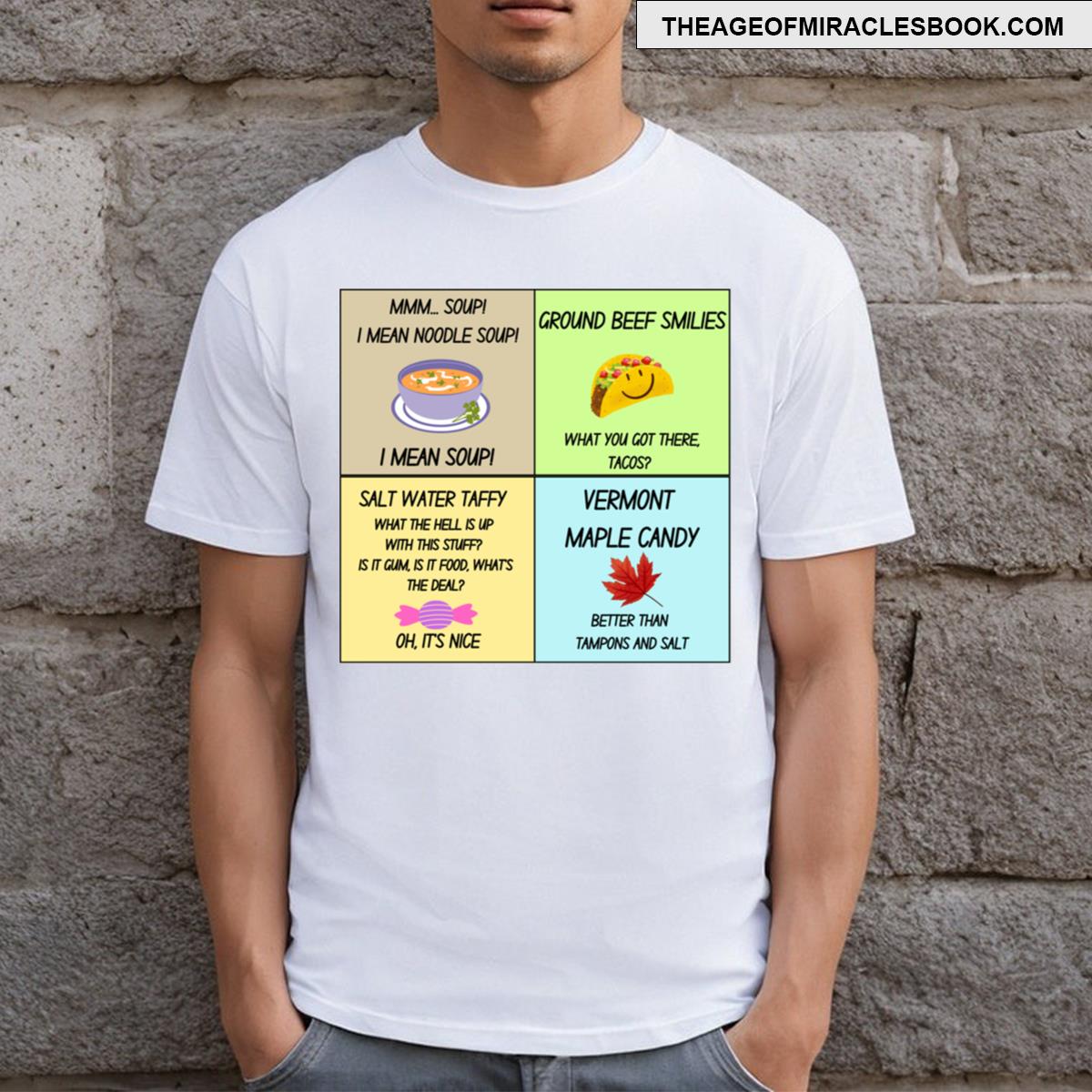 Tv Show Friends Food References T-shirt
