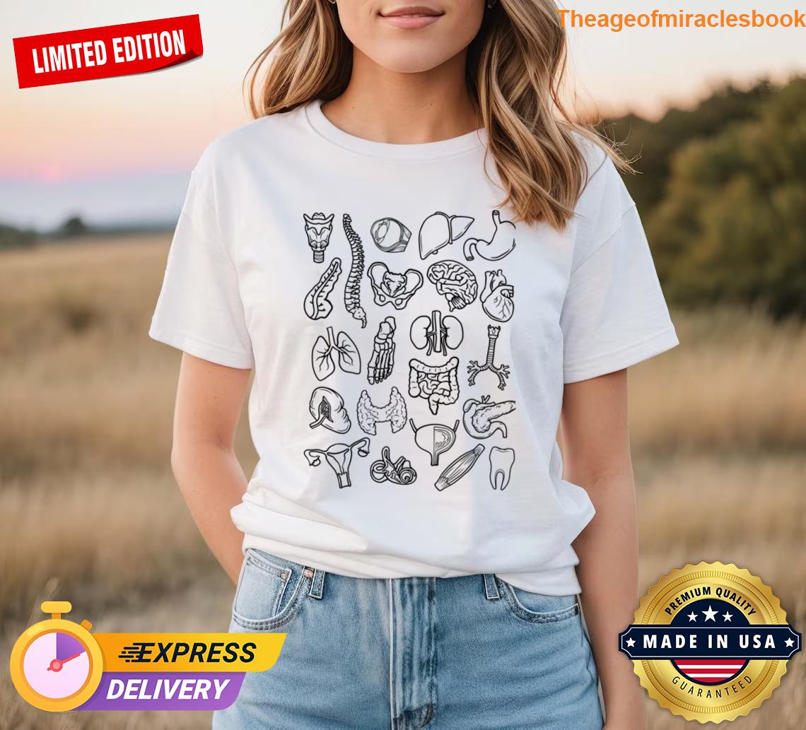 Body Parts Collage T-shirt