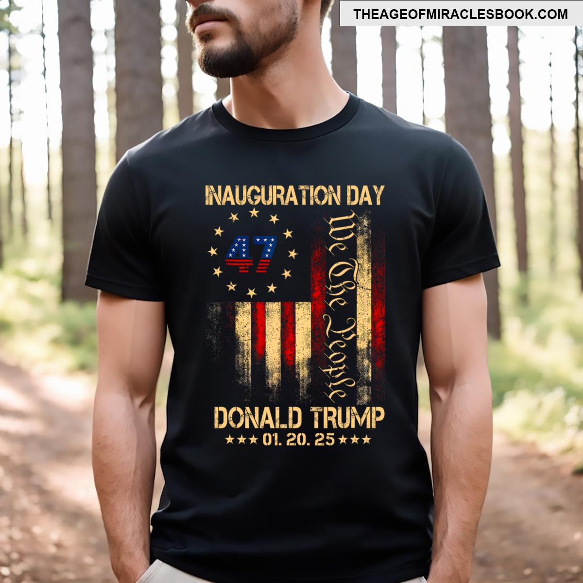 President Donald Trump Inauguration Day 2025 Memorabilia T-shirt