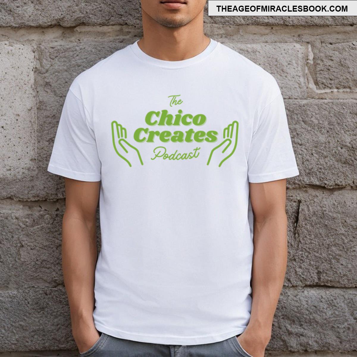 Chico Creates Podcast Official Logo T-shirt