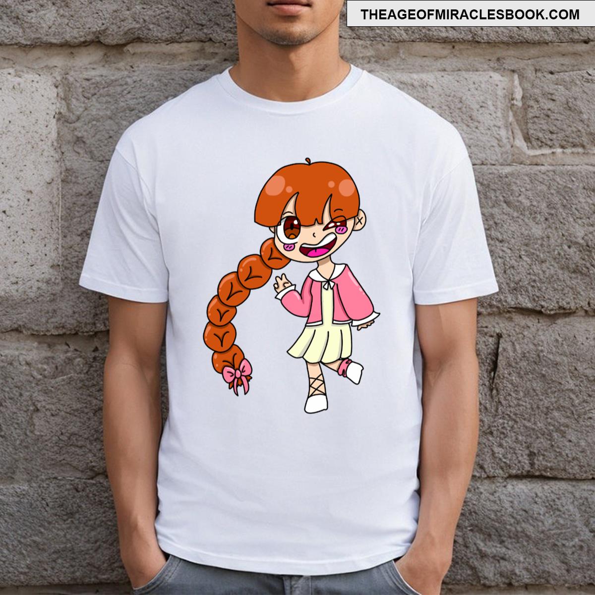 Chibi Girl With Bubble Braids T-shirt