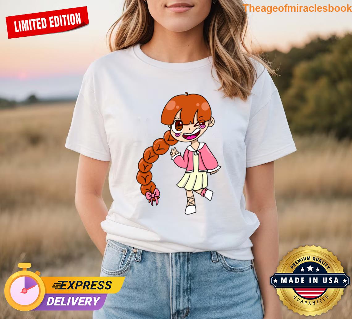 Chibi Girl With Bubble Braids T-shirt