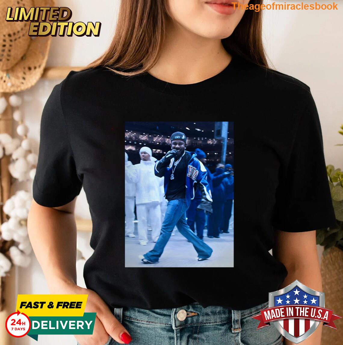 Kendrick Lamar Super Bowl Halftime Show Say Drake Funny T-shirt