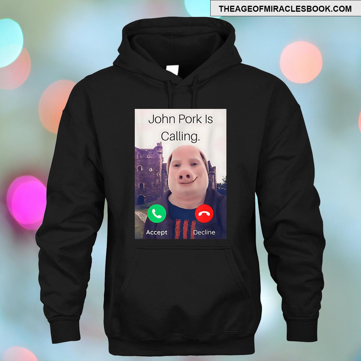 John Pork Is Calling Funny Brainrot T-shirt