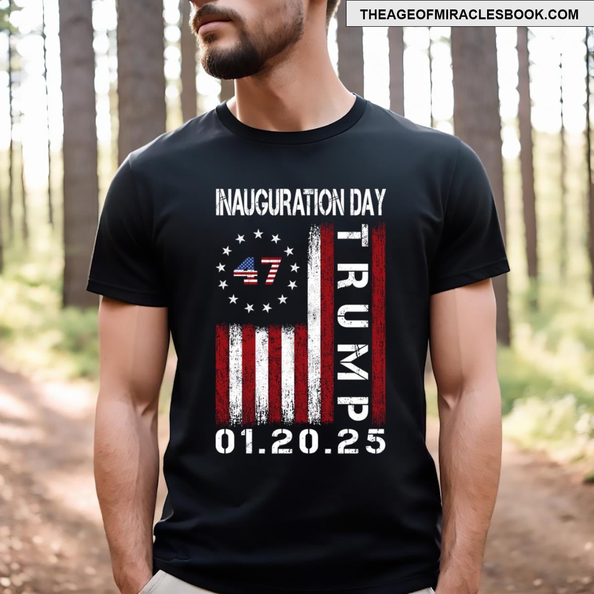 President Donald Trump Inauguration Day 2025 Memorabilia Fla Pullover T ...