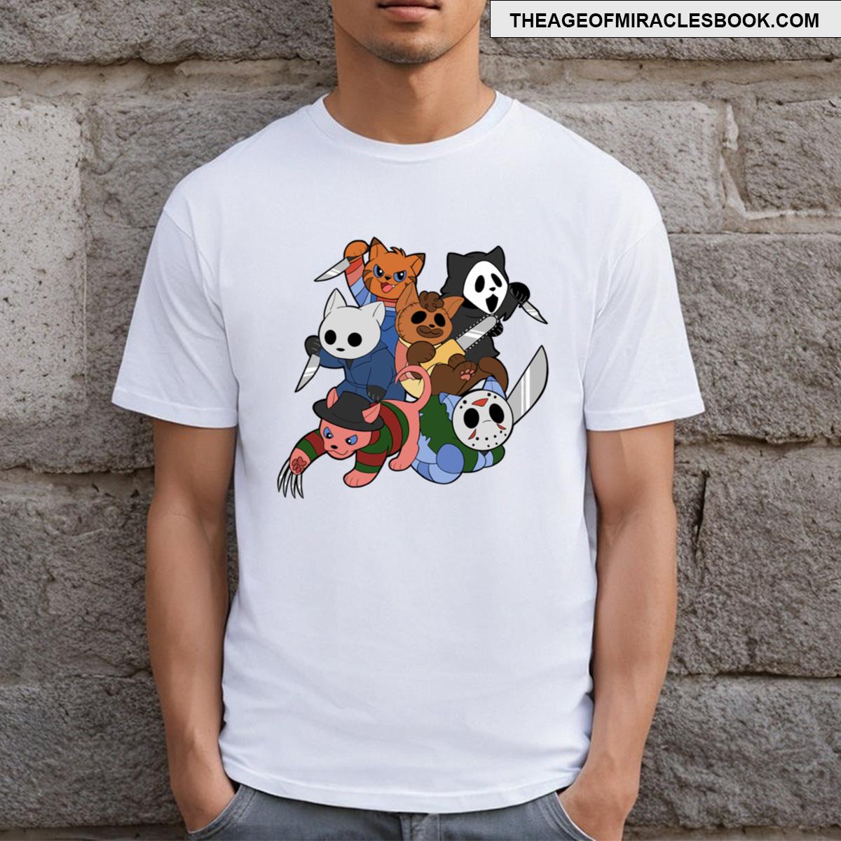 Slasher Kitties Group Of 6 T-shirt