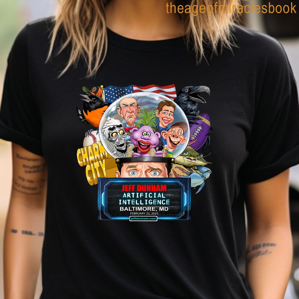 Jeff Dunham Baltimore Md 2025 T-shirt