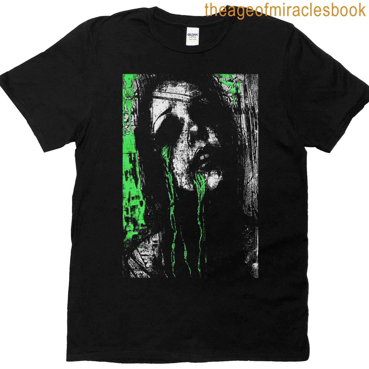 Horror Demonic Ghost Girl Grunge Alt Goth Occult Aesthetic T-shirt