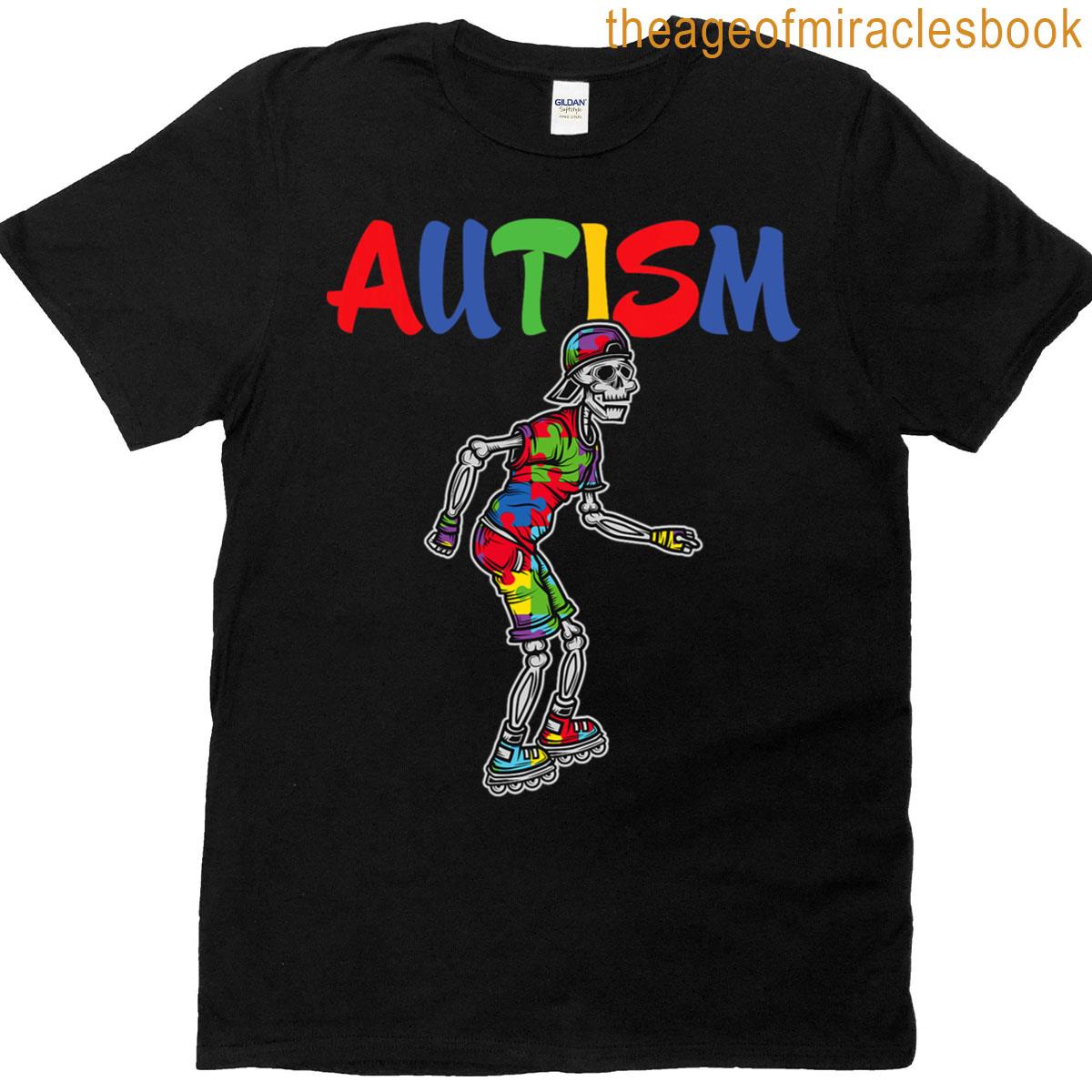 Funny Autism Skeleton Meme Autism Awareness Dank Meme T-shirt