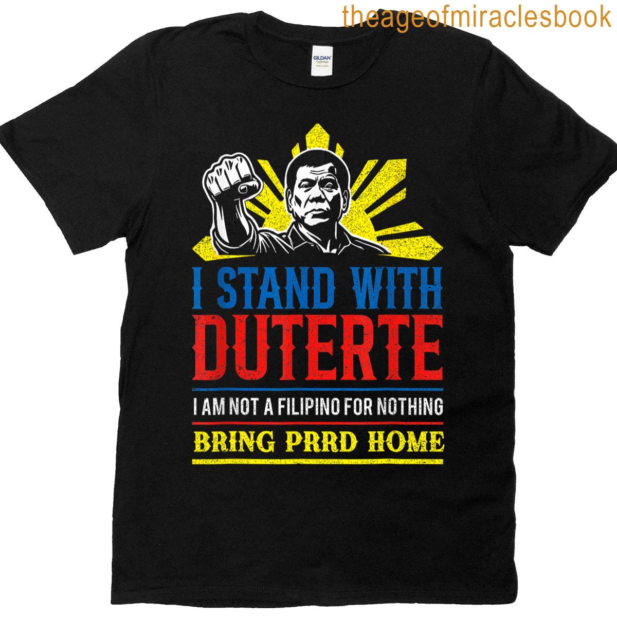 Support Duterte - Stand With Duterte Against Icc Charges T-shirt