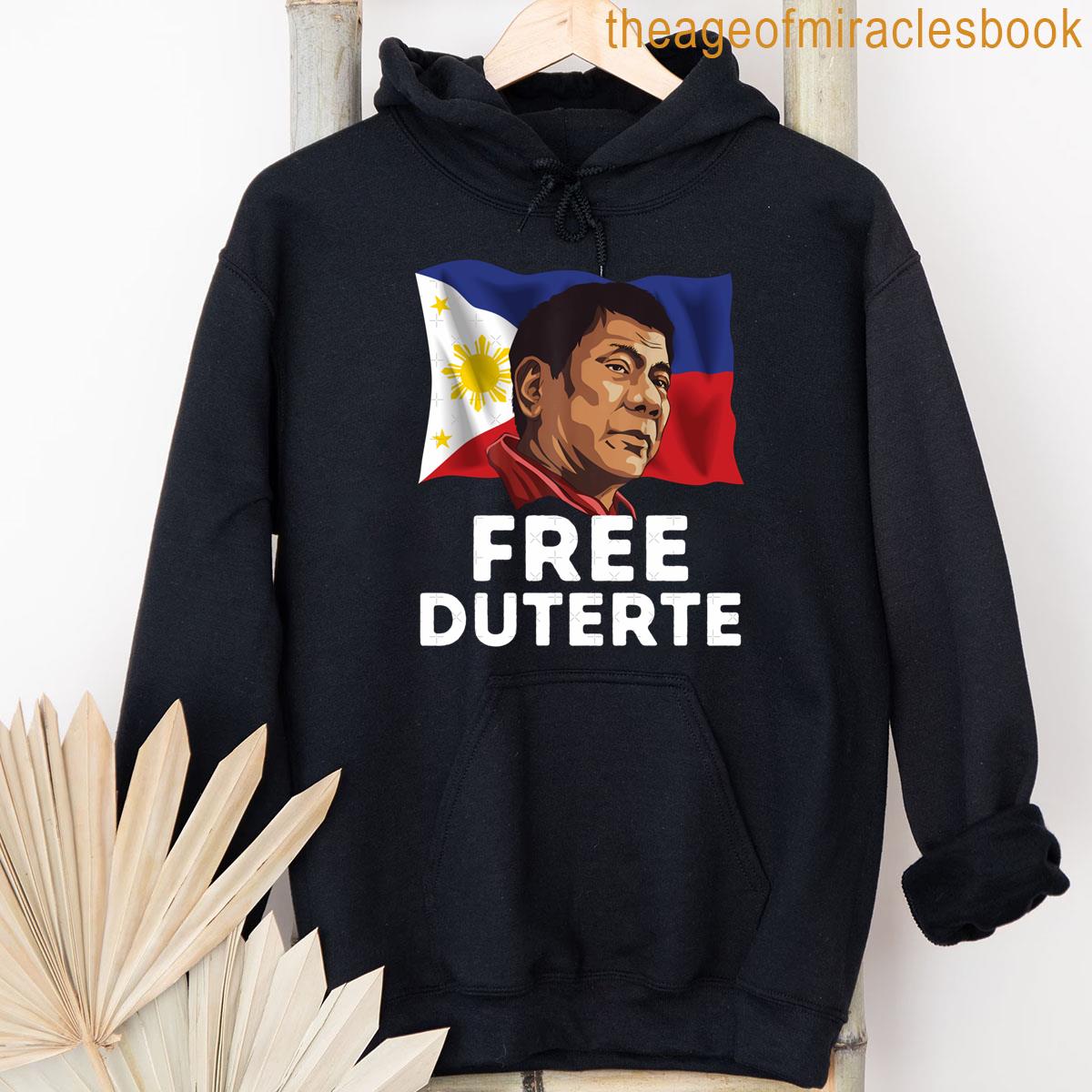 Free Duterte Supporter President Rodrigo Digong Philippines T-shirt