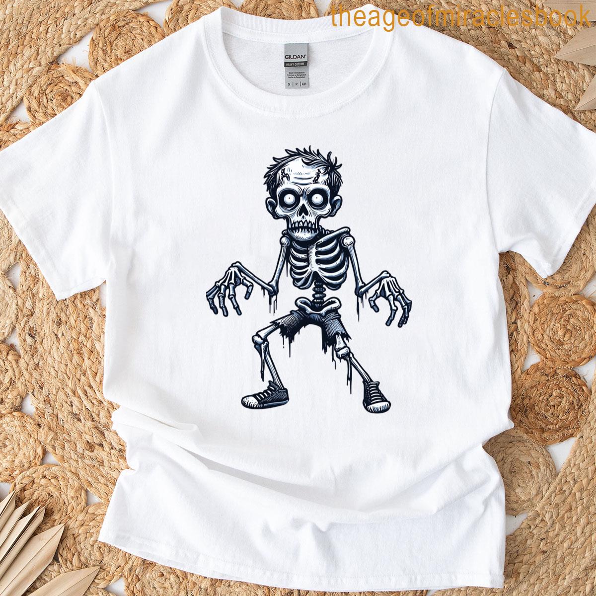 X Ray Zombie Body Anatomy Radiography Skeleton T-shirt