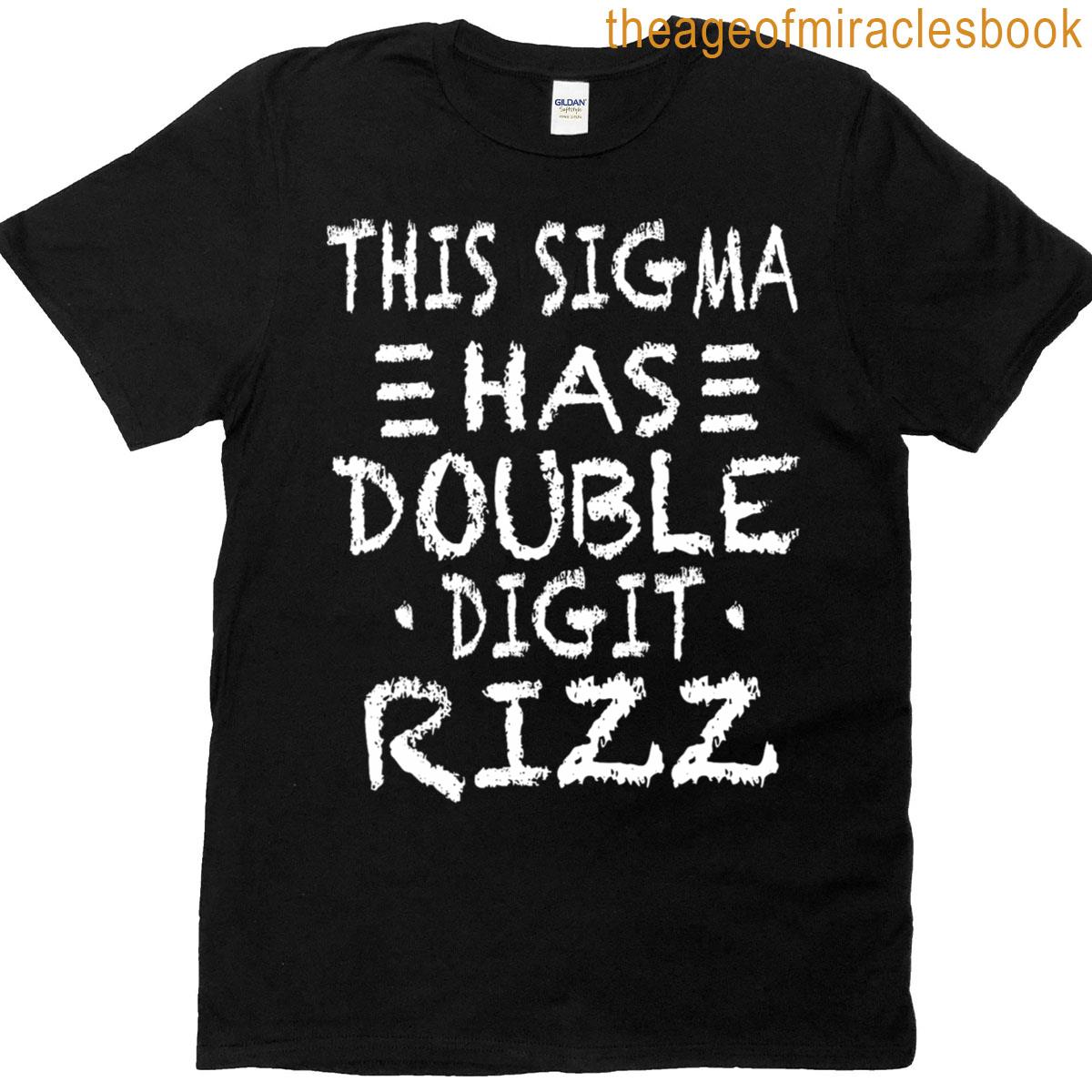 Rizz Sigma 10 Year Old Funny Birthday Brain Rot T-shirt